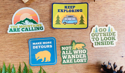 Adventure Stickers | Camping Stickers | Pineandbear – pineandbear