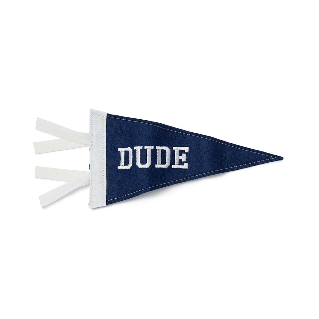 Dude Mini Felt Pennant Flag | Kids Room Decor | Pineandbear – pineandbear