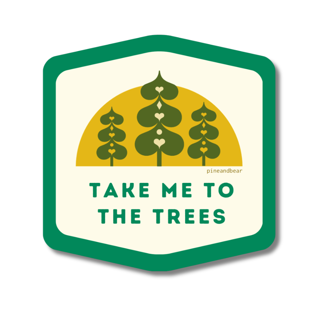 Happy camper Vinyl Camping Sticker | Adventure Sticker | Pineandbear ...