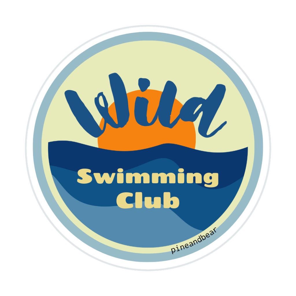 Wild Swimming Club Vinyl Sticker | Swimming Gift | Pineandbear ...