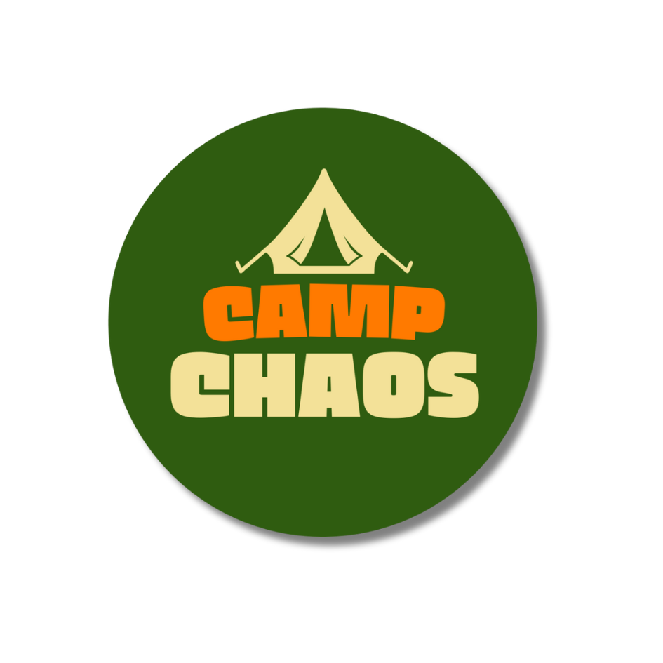 Camp Chaos Vinyl Camping Sticker | Adventure Sticker | Pineandbear ...