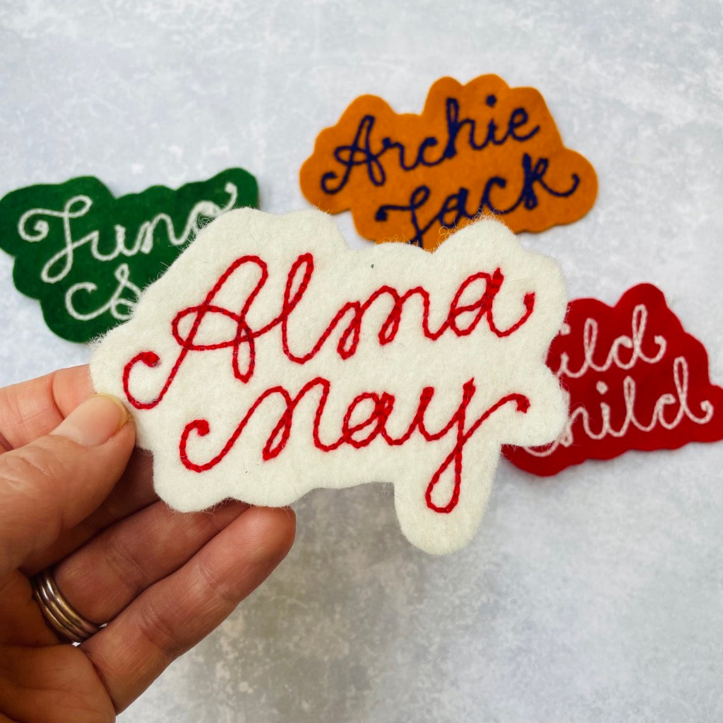 Vintage Chain Stitch Patch | Xmas Stocking Filler Gifts | Pineandbear ...