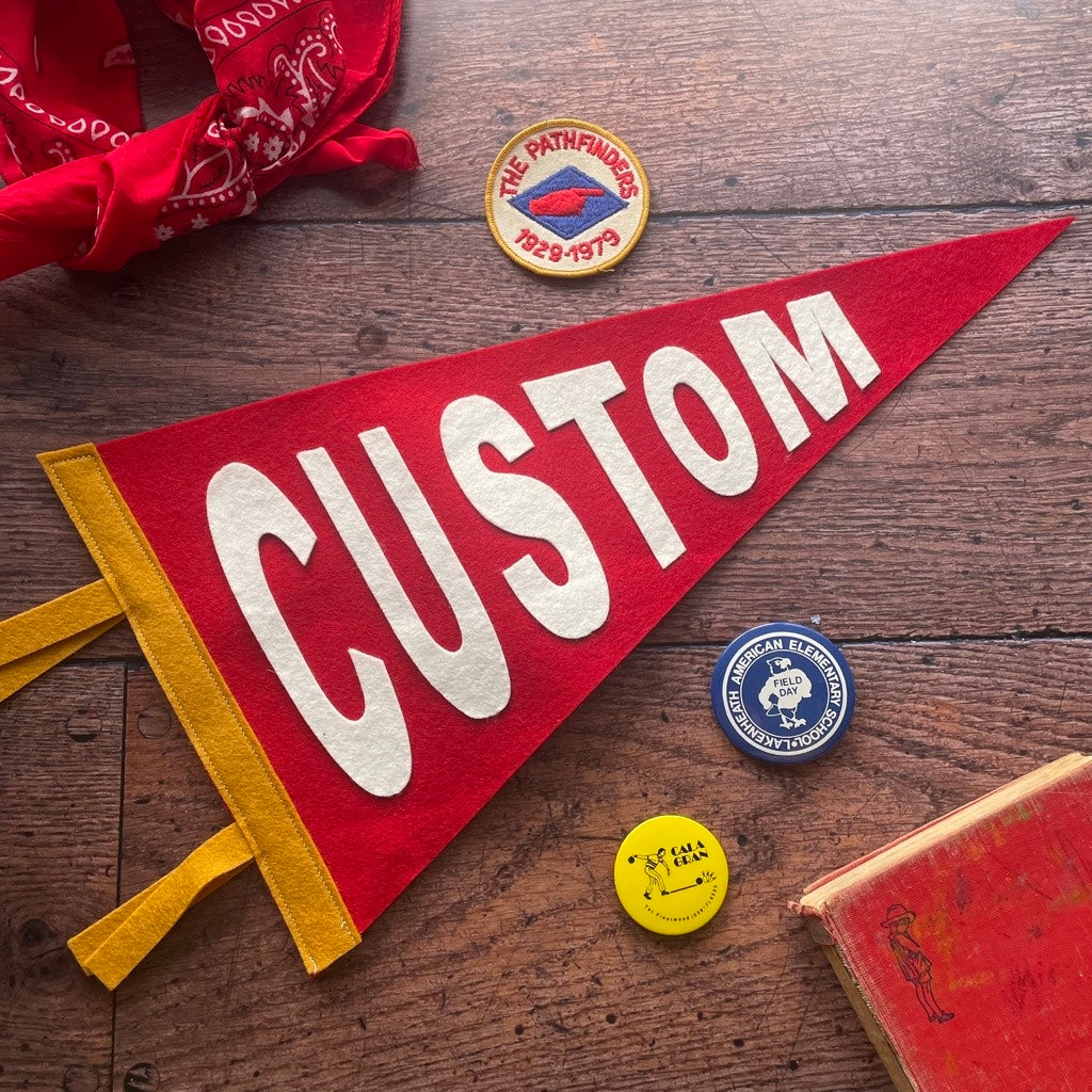 Custom Pennant Flag | Personalised Flags UK | Pineandbear – pineandbear