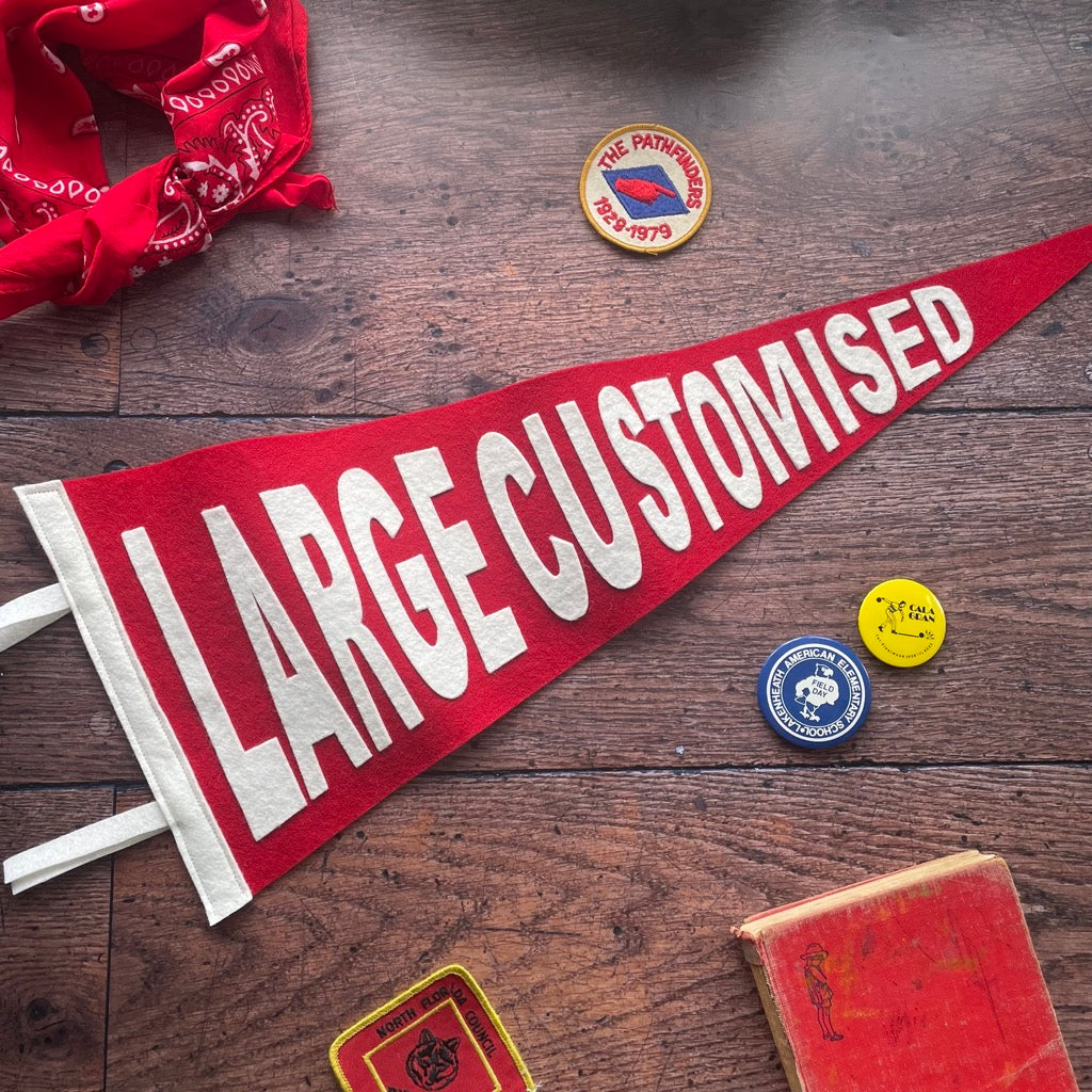 Custom Pennant Flag | Personalised Flags UK | Pineandbear – pineandbear